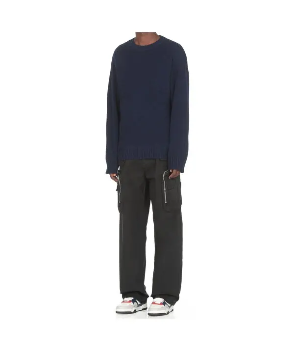 Dsquared2 Crewneck Pullover With Back Logo Detail