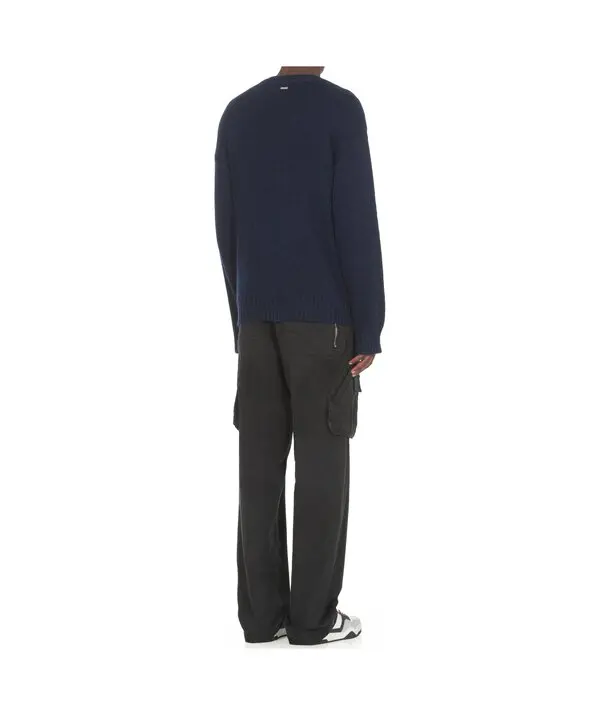 Dsquared2 Crewneck Pullover With Back Logo Detail