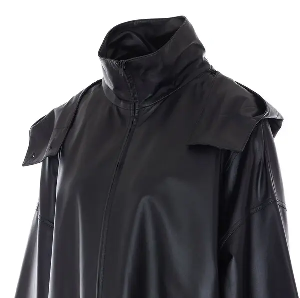THE ROW Cassandre Leather Coat