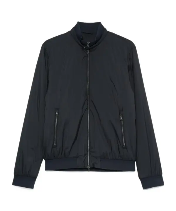 Herno Long-sleeved Zip-up Jacket - Midnight Blue