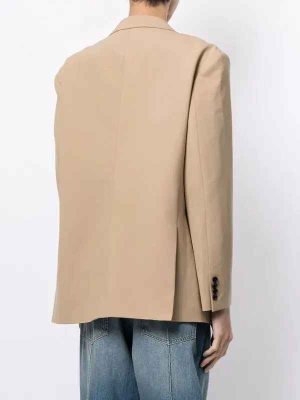 We11Done Logo-patch Single-breasted Blazer