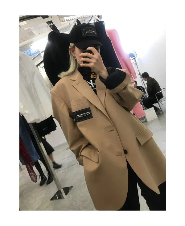 We11Done Logo-patch Single-breasted Blazer