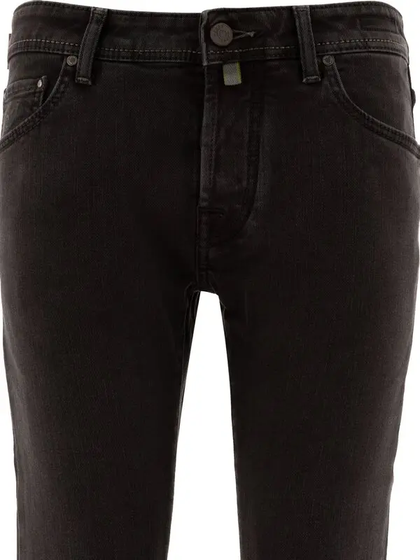 Jacob Cohen Nick Low-waist Jeans - Black