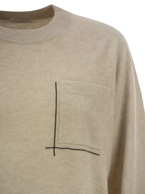 Brunello Cucinelli Chest Pocket Knitted Jumper