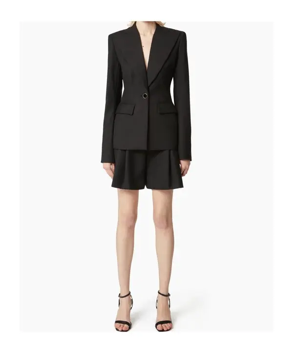 Nina Ricci Single-breasted Jacket With Draped Back