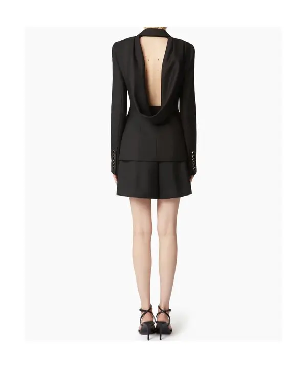 Nina Ricci Single-breasted Jacket With Draped Back
