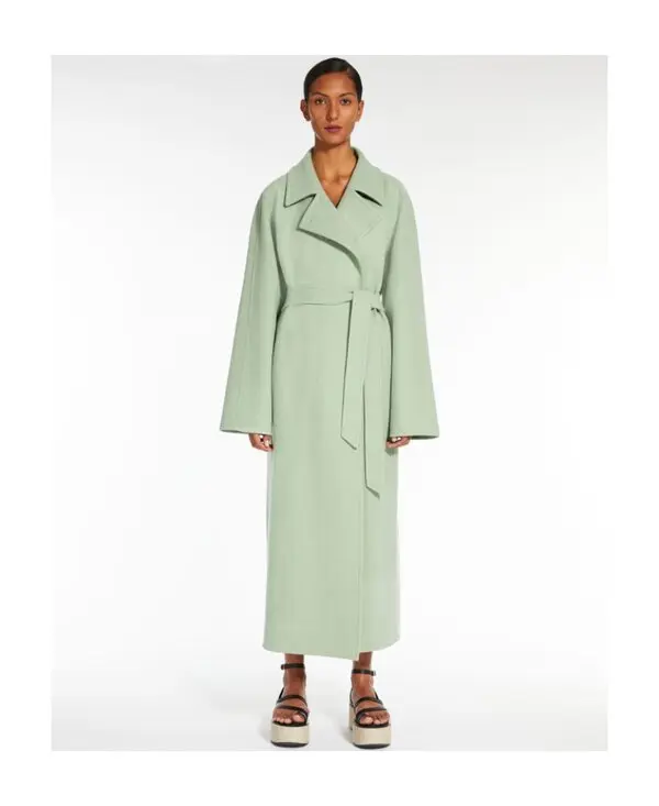 Max Mara Manuela Icon Wool Coat - Green