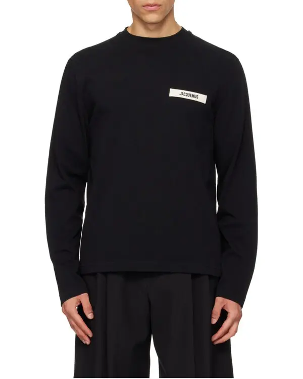 Jacquemus Logo Patch Long Sleeve T-shirt
