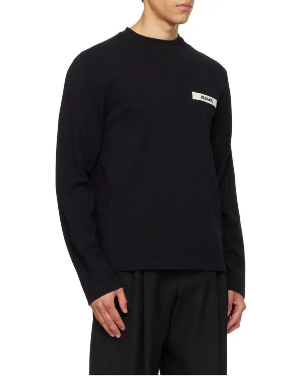 Jacquemus Logo Patch Long Sleeve T-shirt