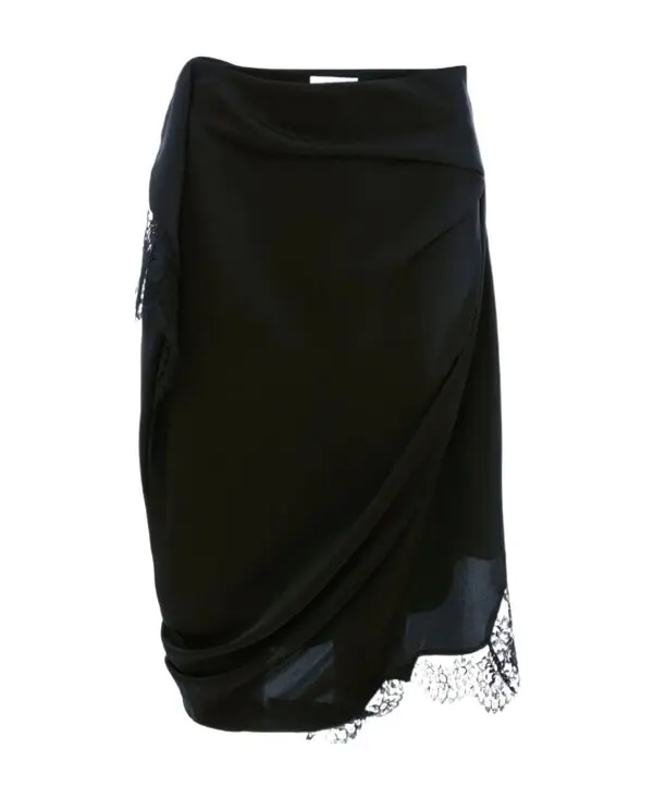 J.W.ANDERSON Asymmetric Lace Trimmed Skirt