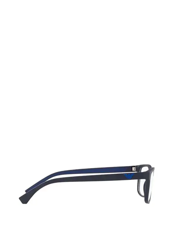 Emporio Armani Square Flat Eyeglasses - White