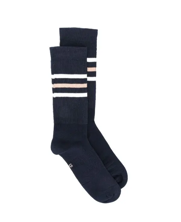 Gucci Logo Jacquard Crew Socks - Black