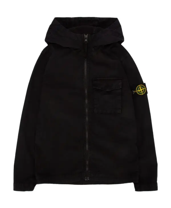 Stone Island Logo Patch Hooded Jacket