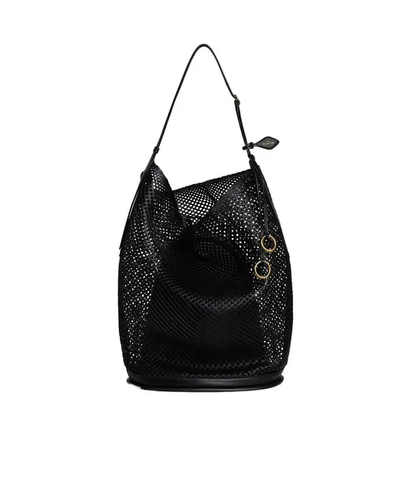 Alaïa Hip Large Bucket Bag - Black