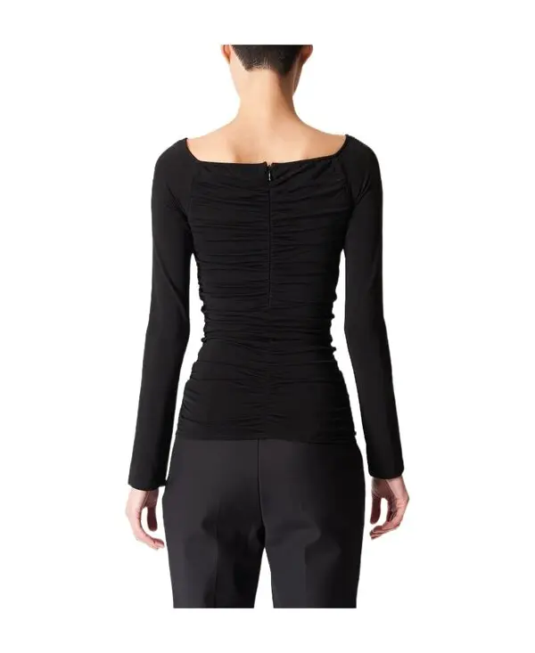 Givenchy Ruched Long-sleeved Top