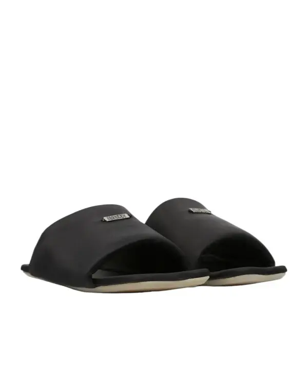MAISON MARGIELA Logo Plaque Open Toe Slip-on Sandals