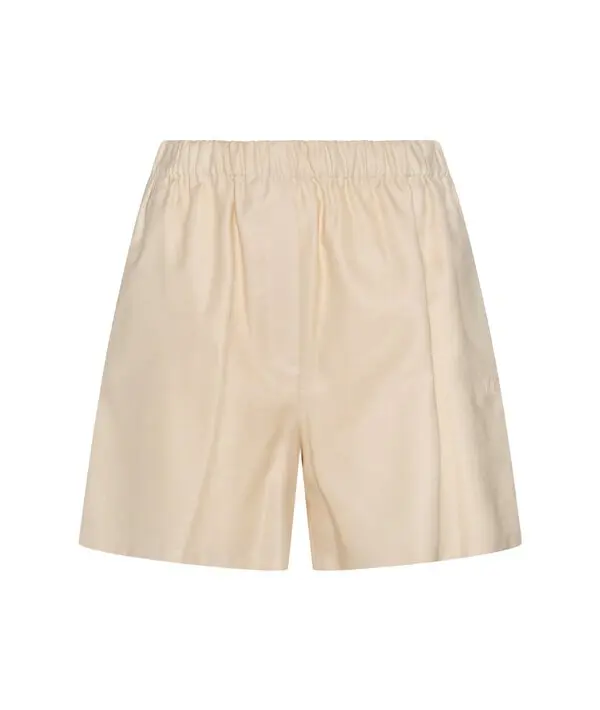 Max Mara Piadena High Waist Shorts - Nude