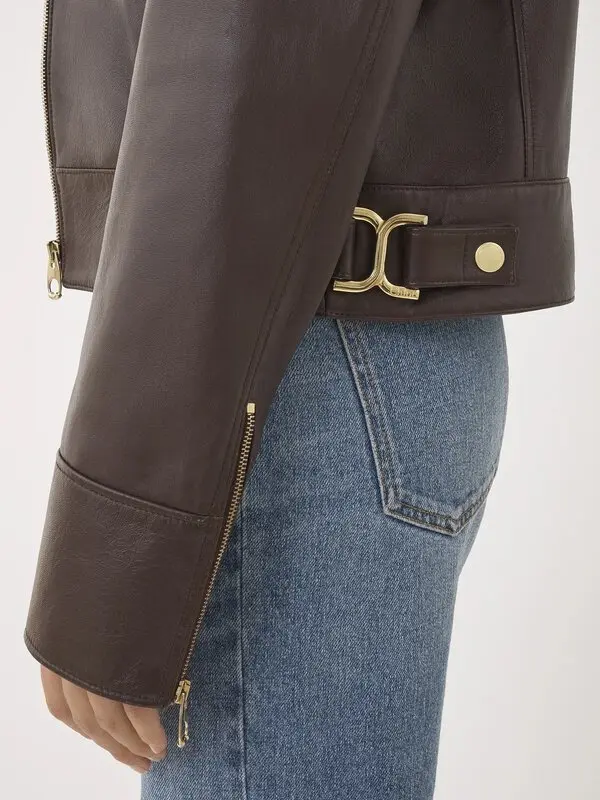 Chloé Zip-up Leather Jacket