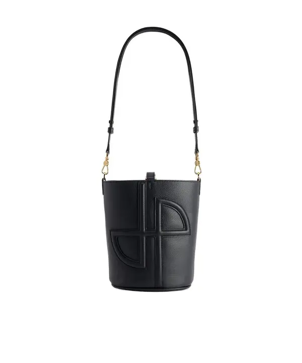 PATOU Bucket Crossbody Bag - Black