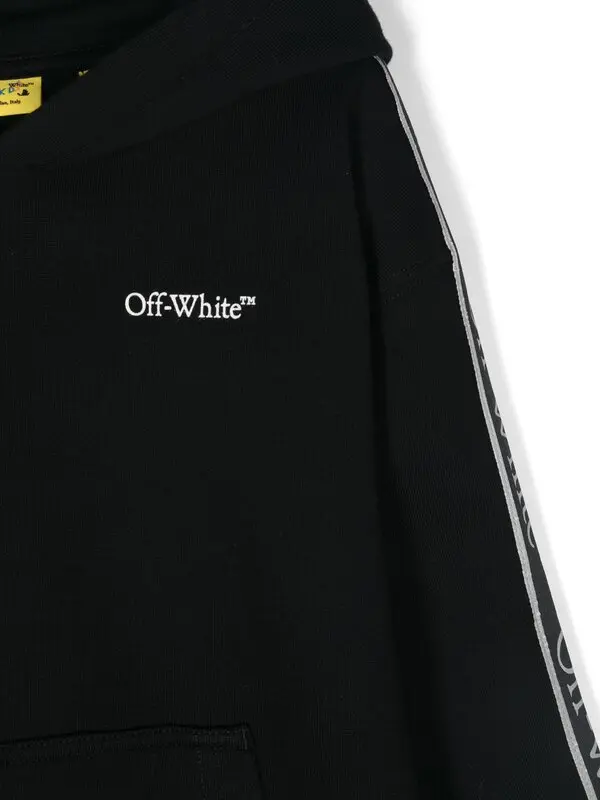 Off-White Logo Band Hoodie
