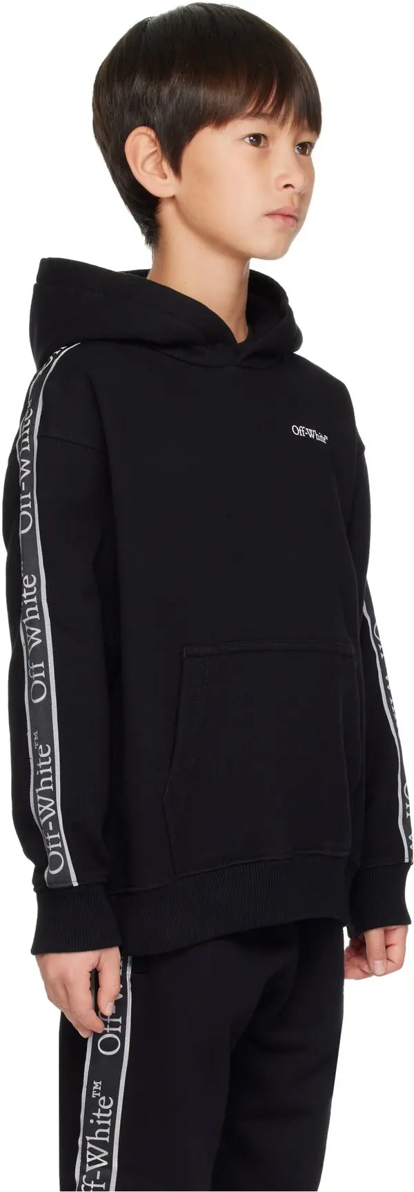 Off-White Logo Band Hoodie
