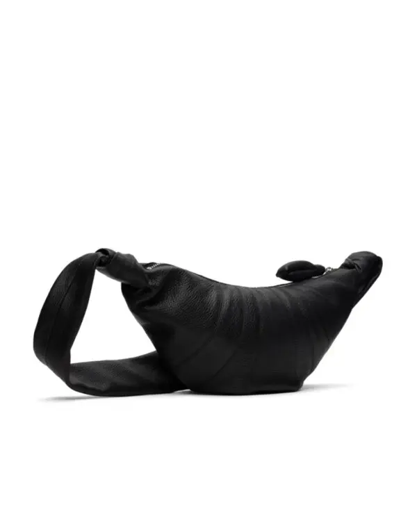 LEMAIRE Croissant Small Crossbody Bag - Black