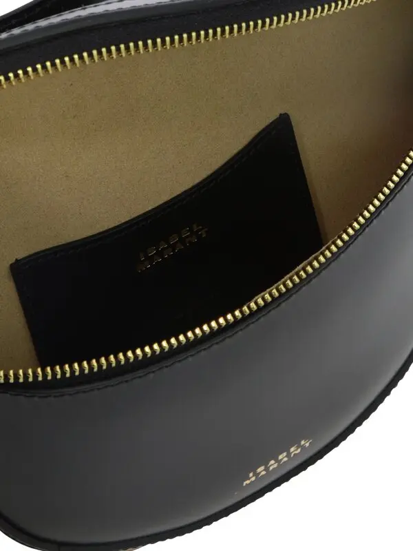 Isabel Marant Étoile Logo-print Leather Belt Bag - Black