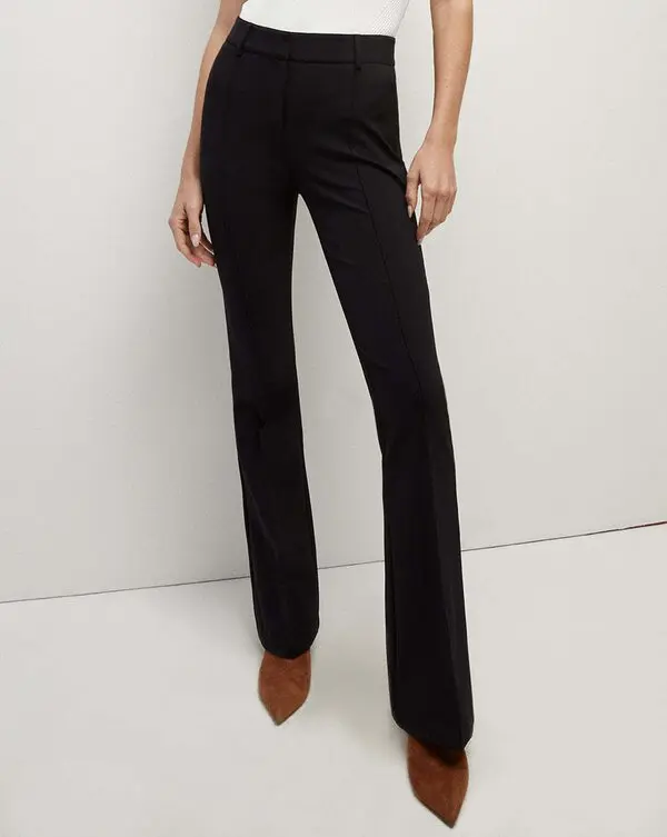 Veronica Beard Flared Leg Trousers - Black
