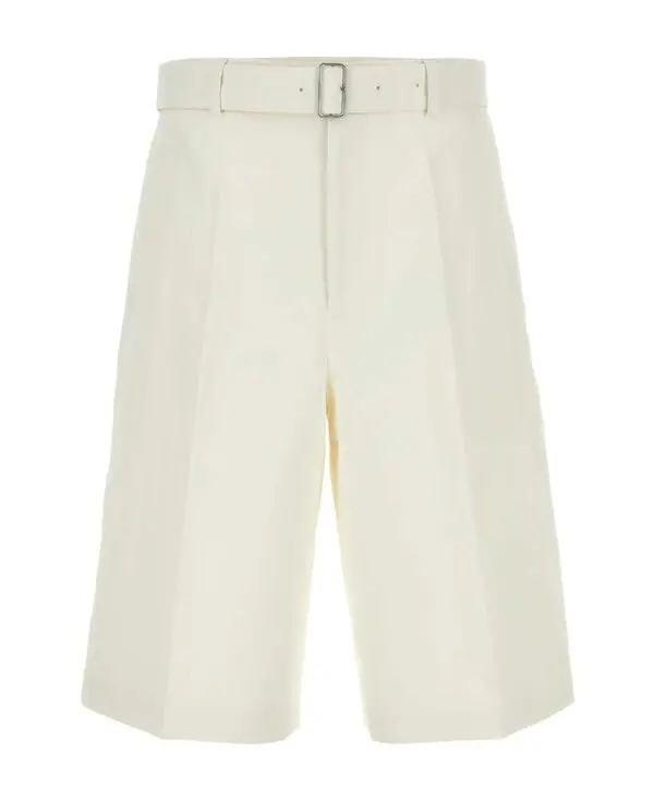 JIL SANDER Belted Waist Bermuda Shorts - No
