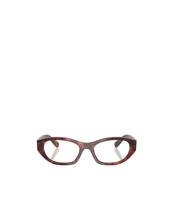 Miu Miu Tortoiseshell Oval Frame Eyeglasses - Multicolor