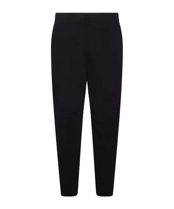 C.P. COMPANY Logo Plaque Trousers - Black