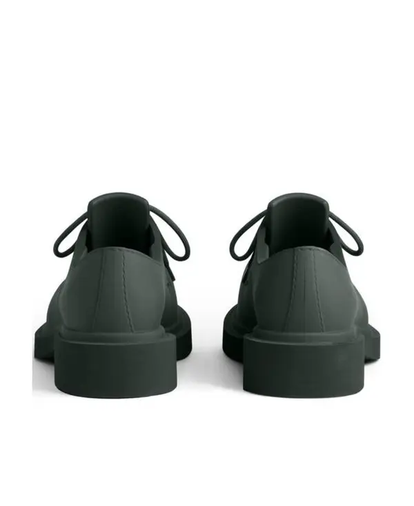 Balenciaga Steroid Derby" Round Toe Lace-up Shoes - Green