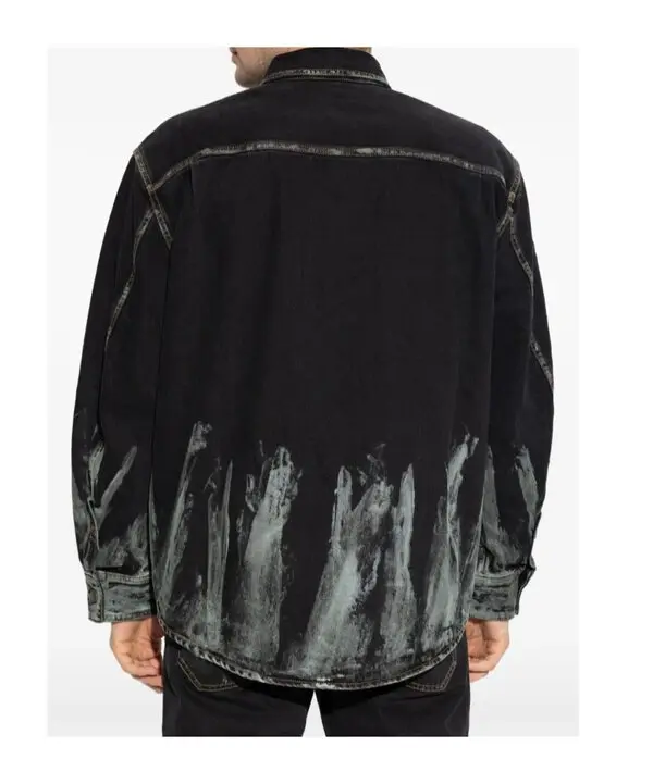Off-White Oversized Button-up Denim Jacket