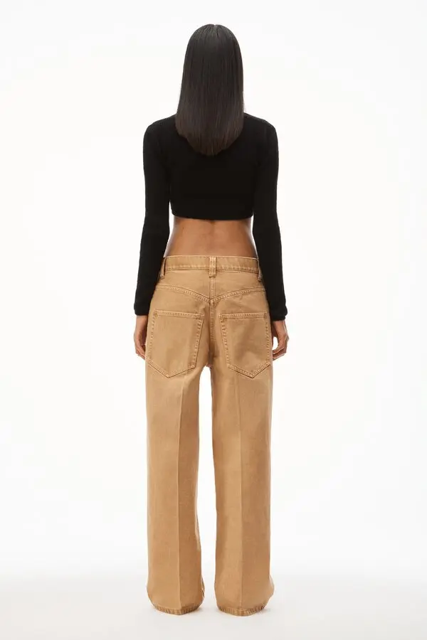 Alexander Wang Cropped Knitted Cardigan With Backless Top
