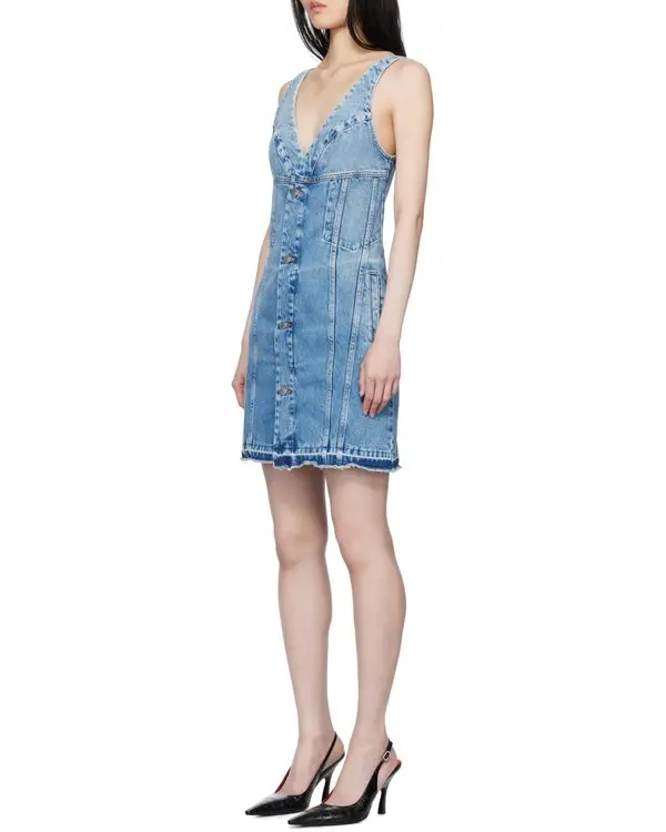 Stella McCartney Sleeveless Button-front Denim Dress