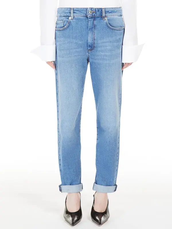 Sportmax Navata Boyfriend Jeans - Blue