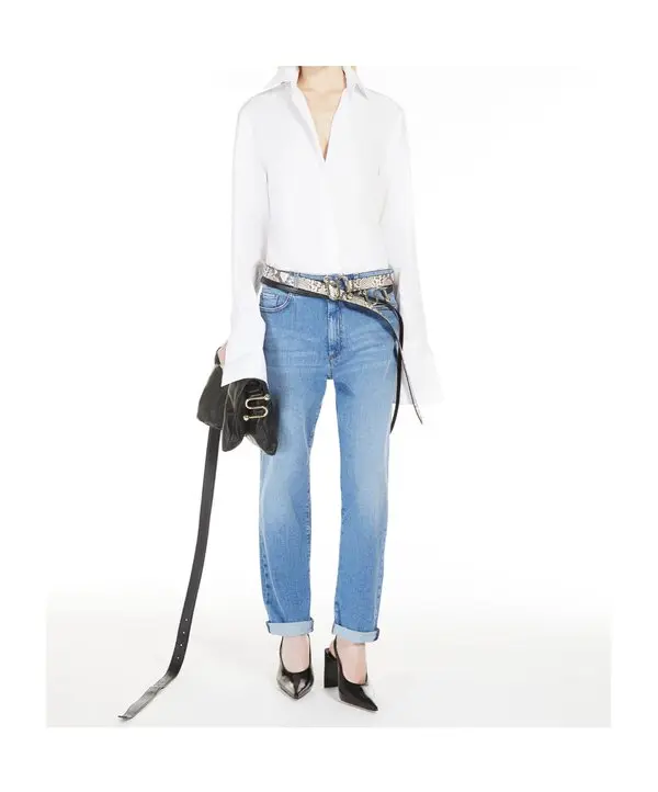 Sportmax Navata Boyfriend Jeans - Blue