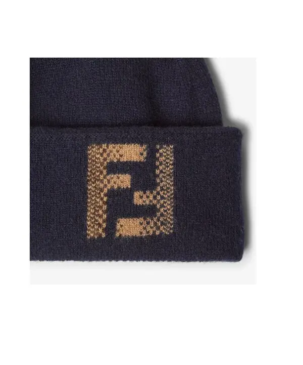 Fendi Ff Intarsia-knit Beanie