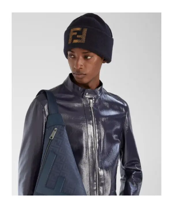 Fendi Ff Intarsia-knit Beanie