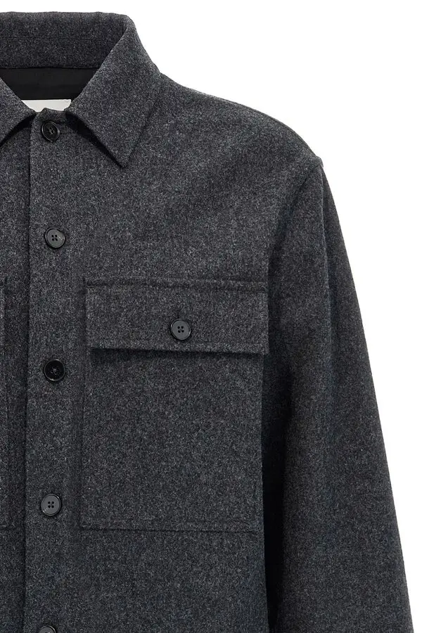 JIL SANDER Buttoned Flannel Shirt