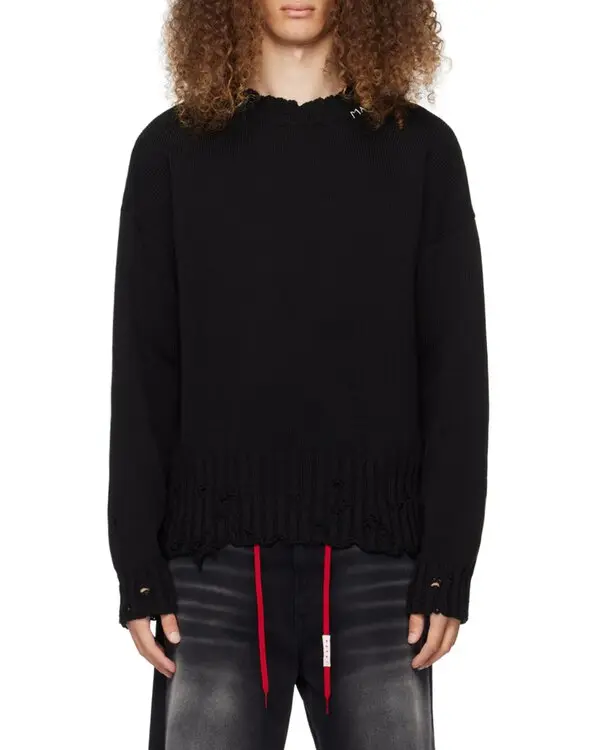 Marni Distressed Crewneck Sweater