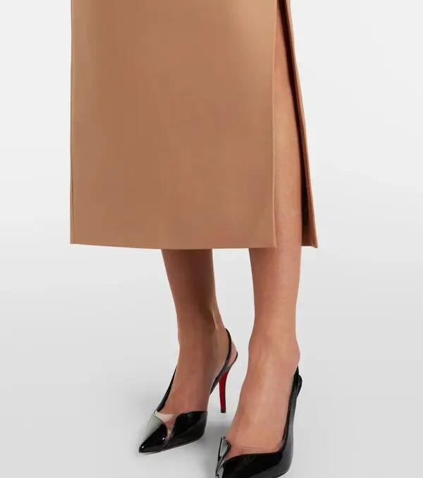 MUGLER Suspended Pencil Skirt