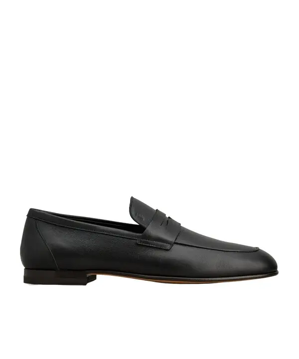 TOD'S Round Toe Slip-on Loafers