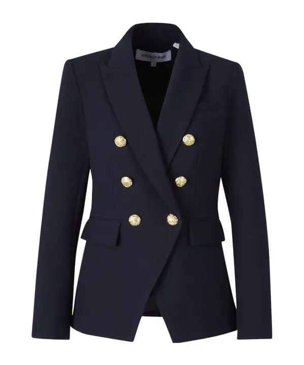 Veronica Beard Double-breasted Blazer - Black