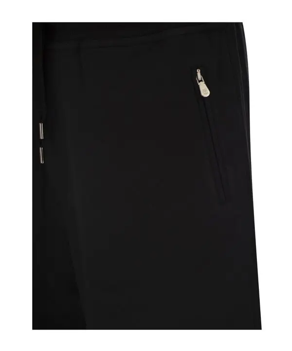 Brunello Cucinelli Drawstring Shorts With Zip Pocket - Black