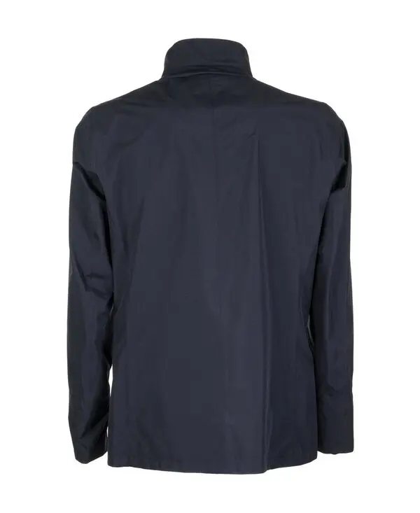 Herno Stand Collar Button-up Jacket