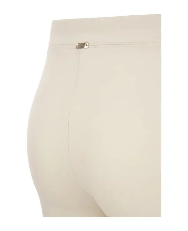 Herno Mid-rise Cropped Flared Trousers - White