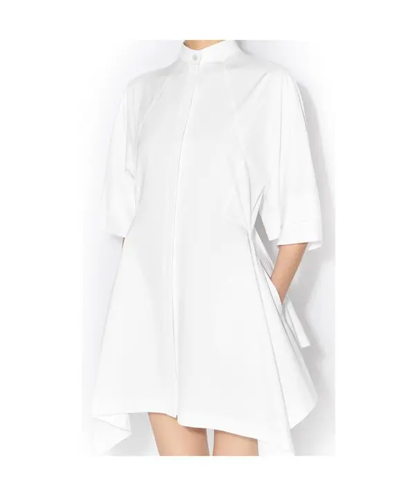 Alaïa Panelled Cotton Poplin Dress