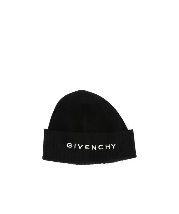 Givenchy Logo Beanie - Black