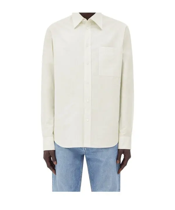 Bottega Veneta Checked Long Sleeved Shirt